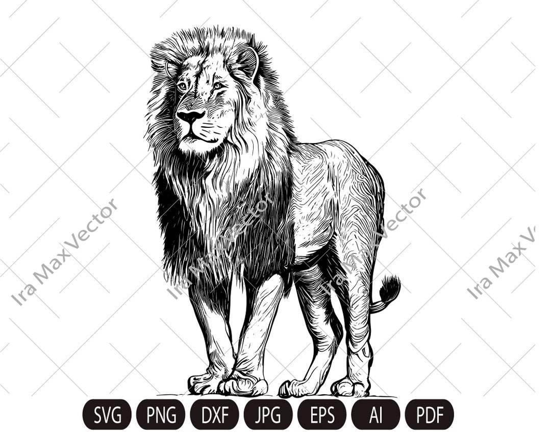 Lion Svg, Lion Head Svg , Lion Standing Svg , Lion King Svg , Lions ...