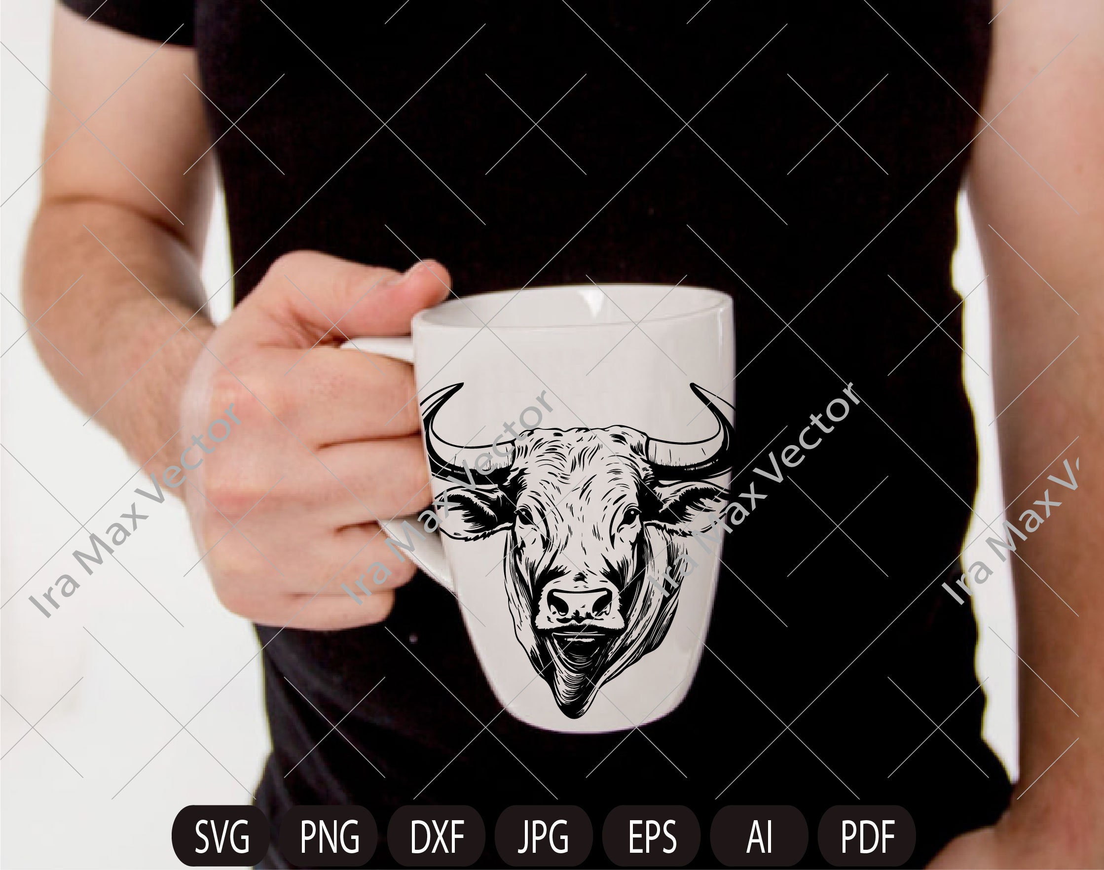 Bull Svg, Bull Head Svg, Bull Svg, Rodeo Svg, Bull Face Svg, Bull ...