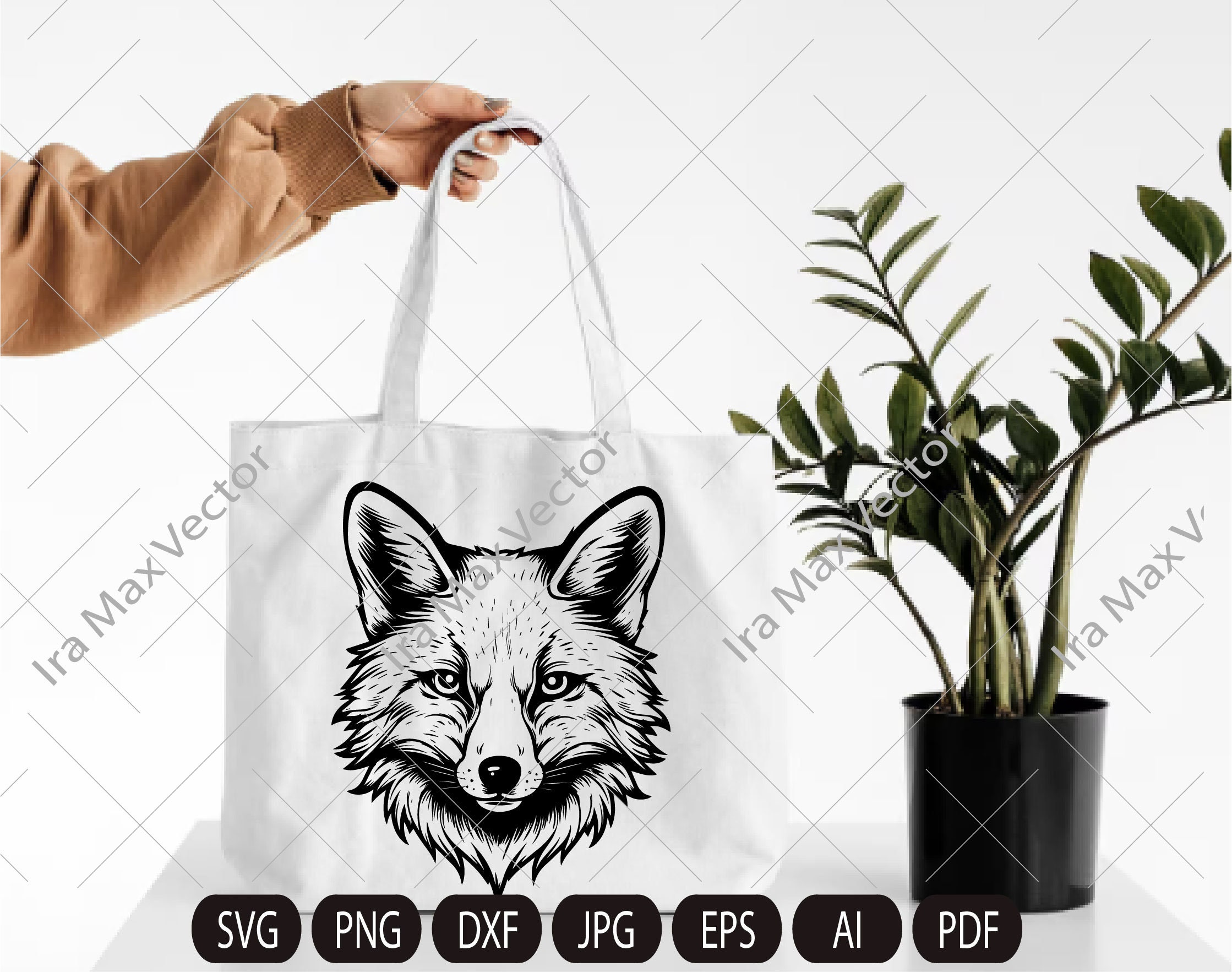 FOX Face Svg / Fox Head Svg / Fox Svg /fox Mascot Svg / Fox - Etsy