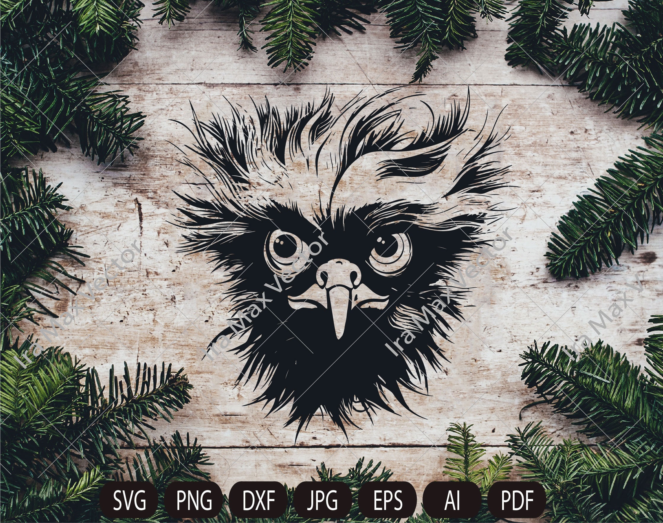 Silkie Hen Svg,angry Birds Svg, Silk Rooster Svg,silkie Bird Svg ,FUNNY ...