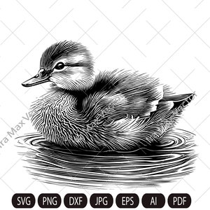 Baby Duck Svg, Duckling Svg, Duckling Instant Download, Duckling Cut ...