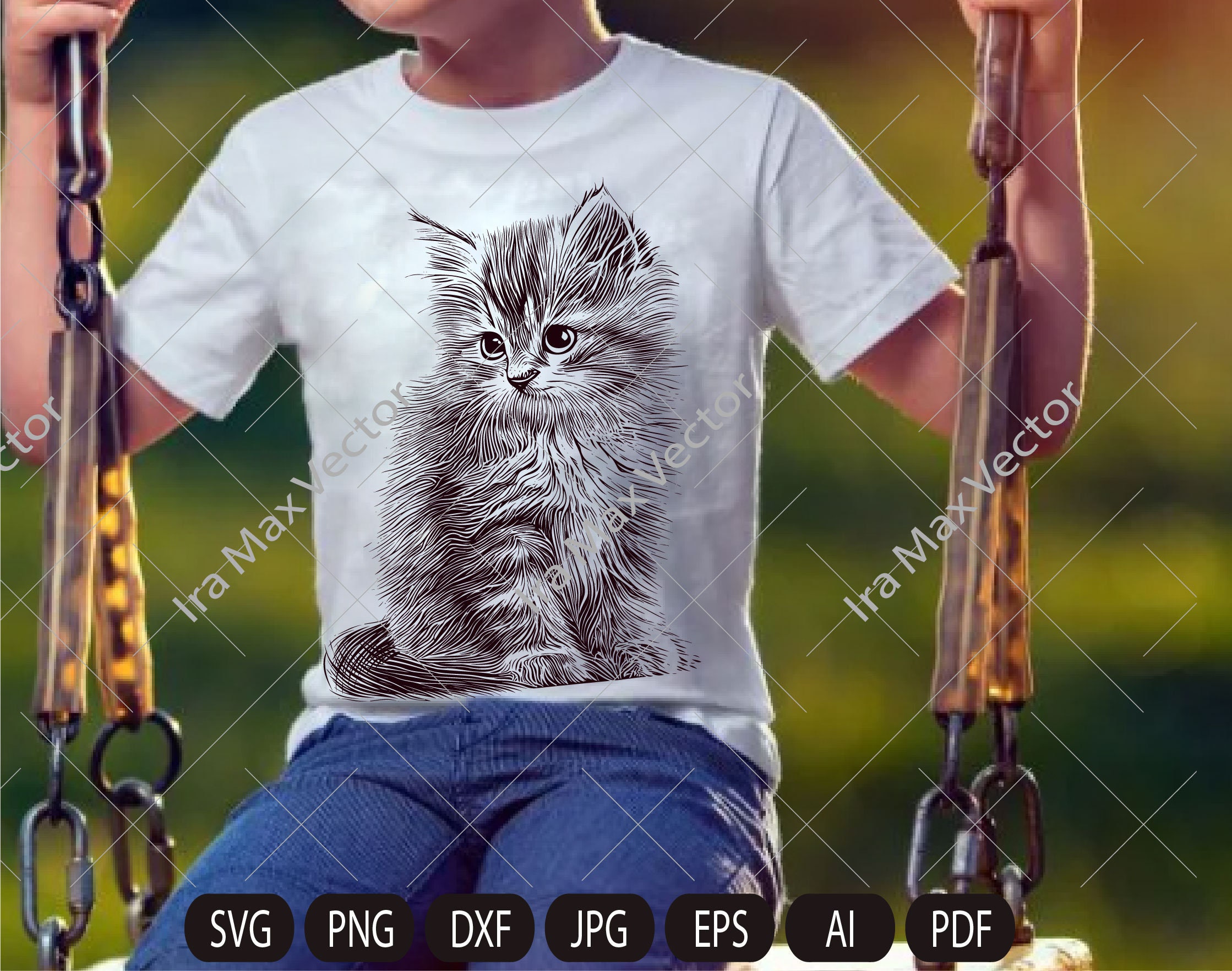 Cat Baby Svg, Cute Kitten Svg, Kitten Sitting, Cute Cat Face Svg, Cat ...