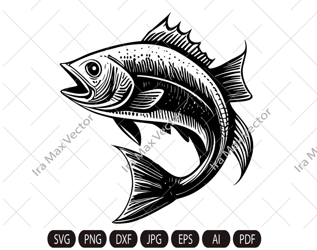 Fish SVG / Cute Fish SVG / Fish Silhouette / Fish Vector / Fish Cut ...