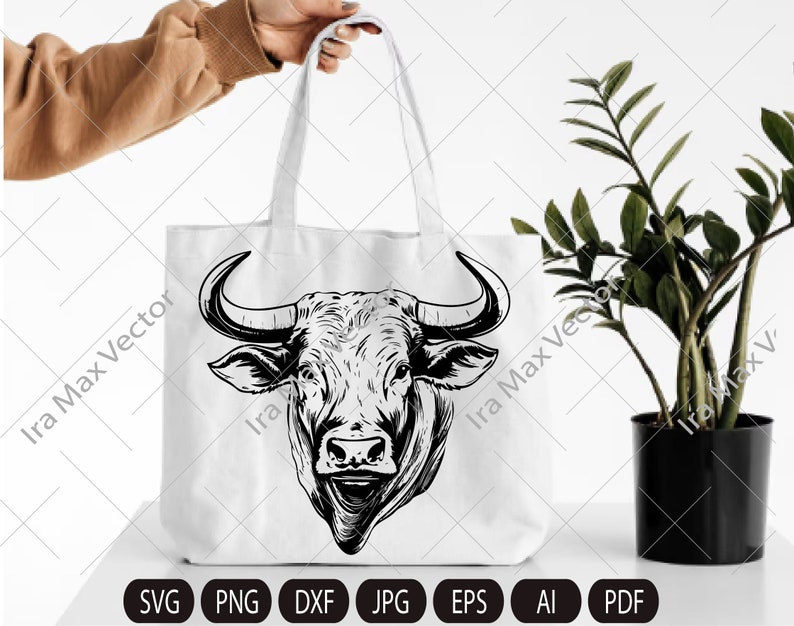 Bull Svg, Bull Head Svg, Bull Svg, Rodeo Svg, Bull Face Svg, Bull ...