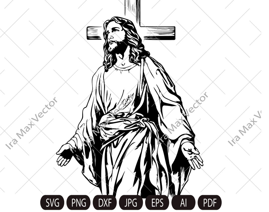Jesus SVG, Jesus Svg, Christian SVG Image, Christian SVG, Faith Svg ...