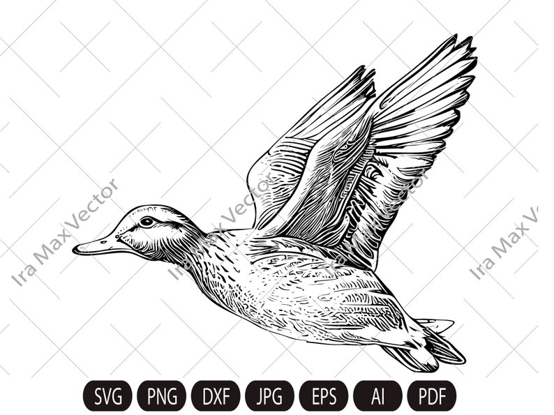 Duck Svg Duck Flying Svg Duck Clipart Duck Png Duck Head - Etsy