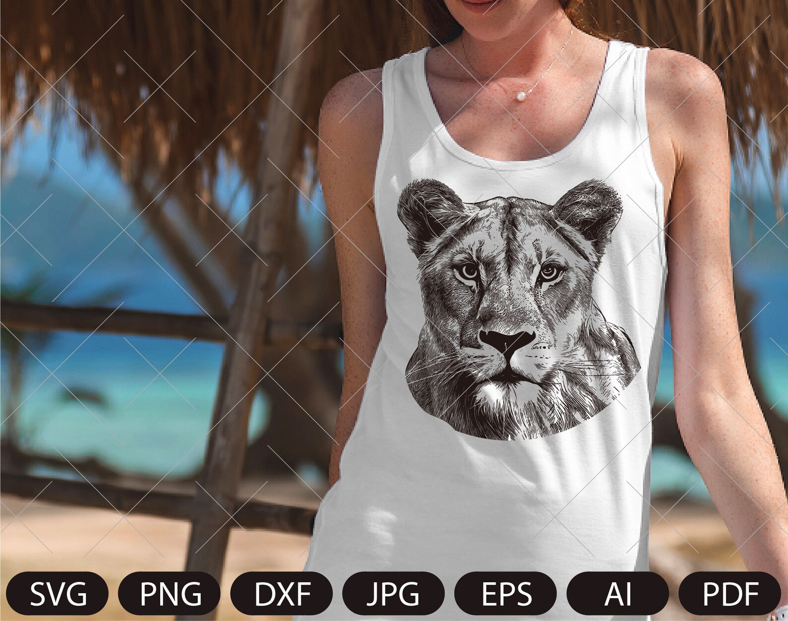 Lioness Head SVG Lion Face Svg Wild Cat Svg Lion - Etsy