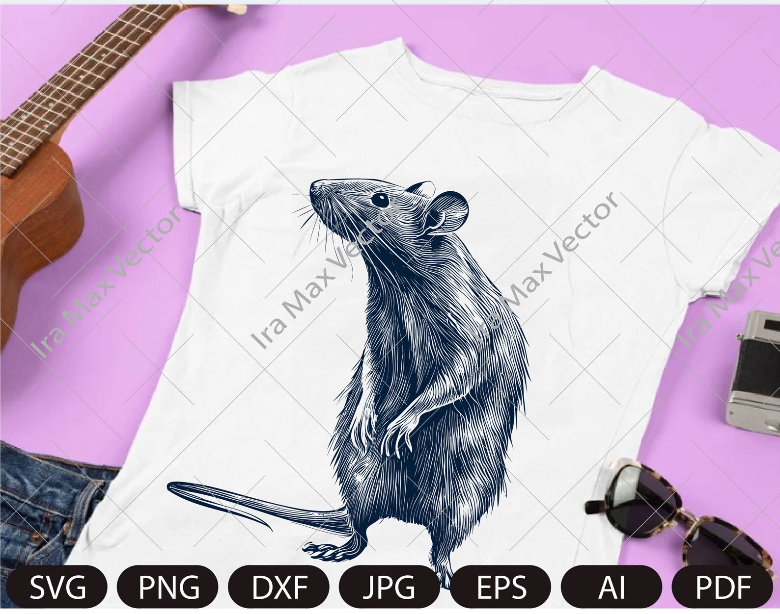 Rat Svg, Rat Clipart, Rat Png, Rat Head, Rat Cut Files, Rat Sublimation ...