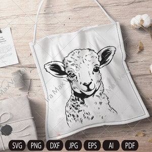 Lamb Svg, Sheep Svg, Cute Farm Animal, Livestock,farm Life, Lamb ...