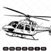 Helicopter SVG, Helicopter Retro Svg, Helicopter Silhouette, Helicopter ...