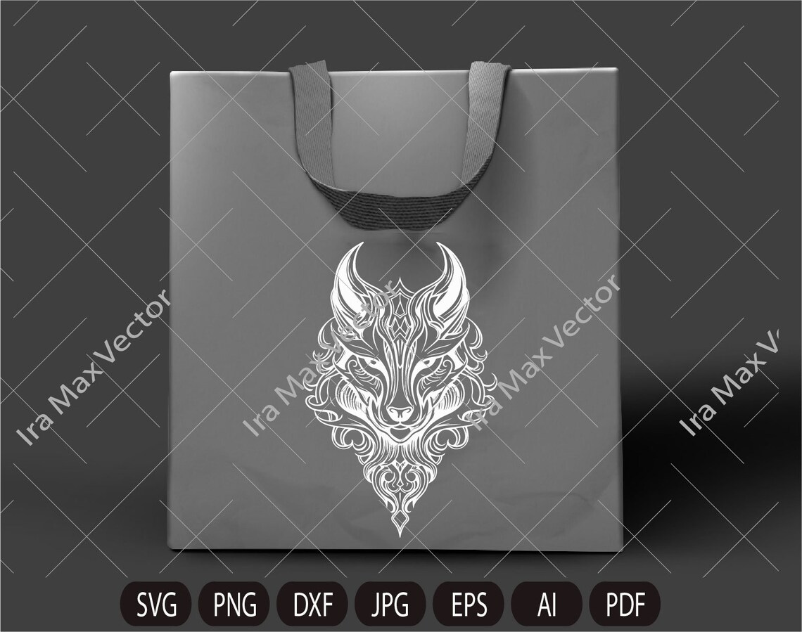 FOX Face Svg /fox Heraldic Svg/fox Coat of Arms/fox Shield/ Fox Head ...
