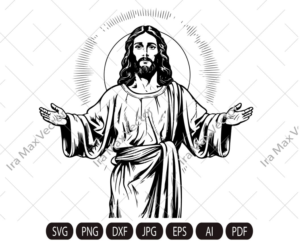 Jesus SVG, Jesus Svg, Christian SVG Image, Christian SVG, Faith Svg ...