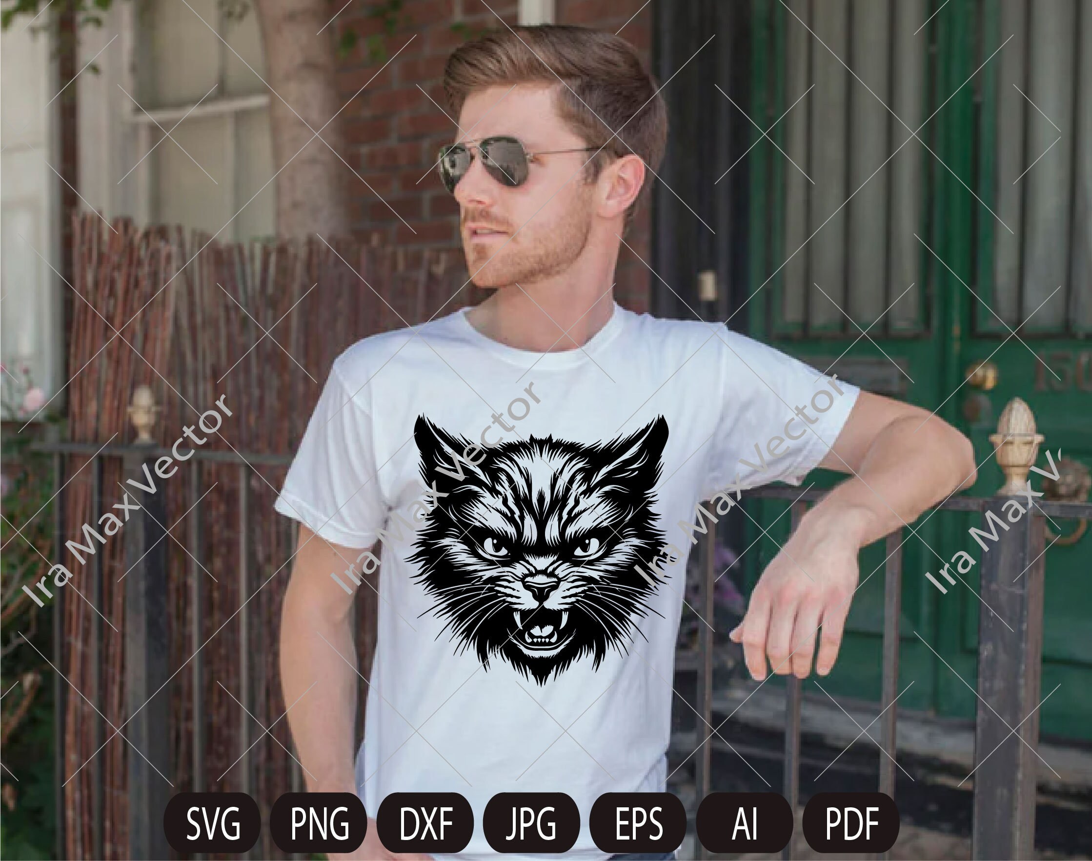 Angry Cat Svg, Dangerous Cat, Cute Black Cat , Halloween Cat , Angry ...