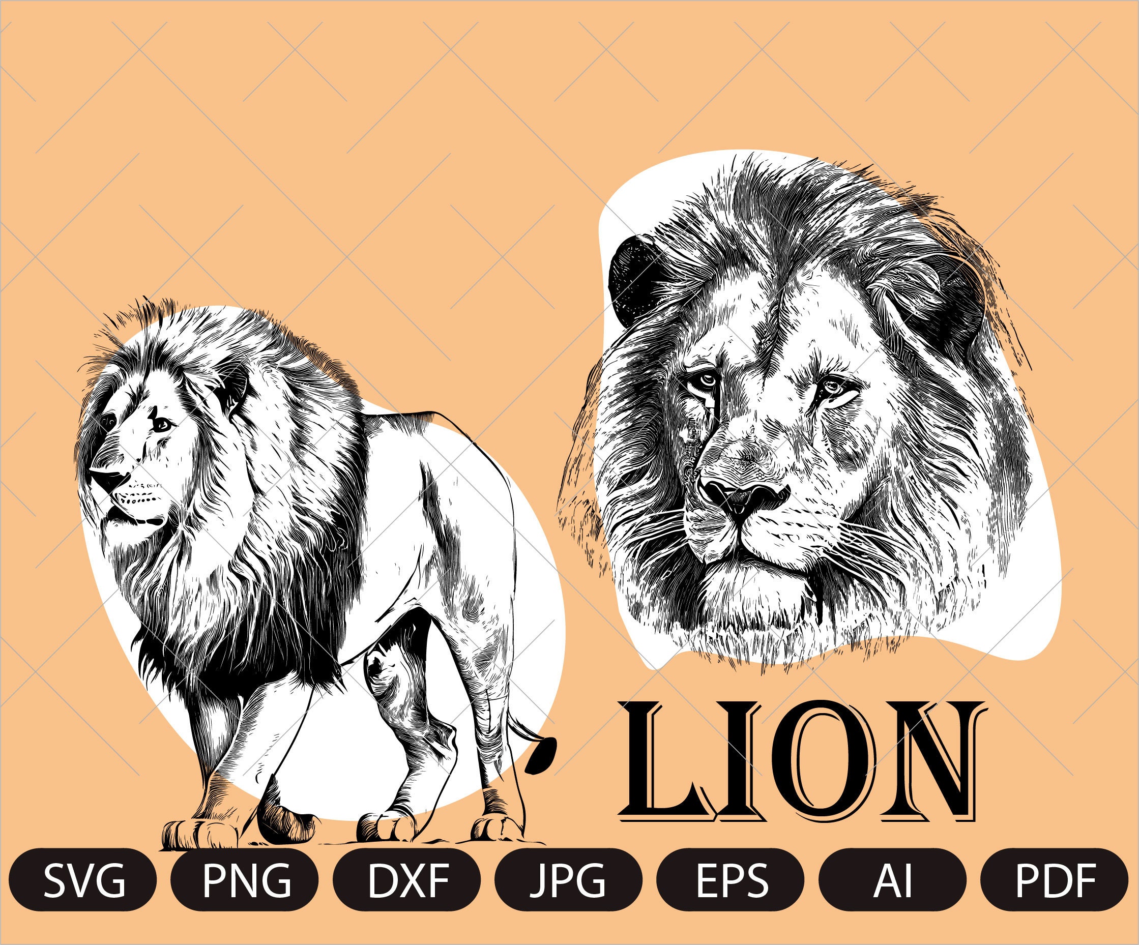 Lion Face Svg Lion Head Svg Lion Svg Lion King Svg - Etsy Australia