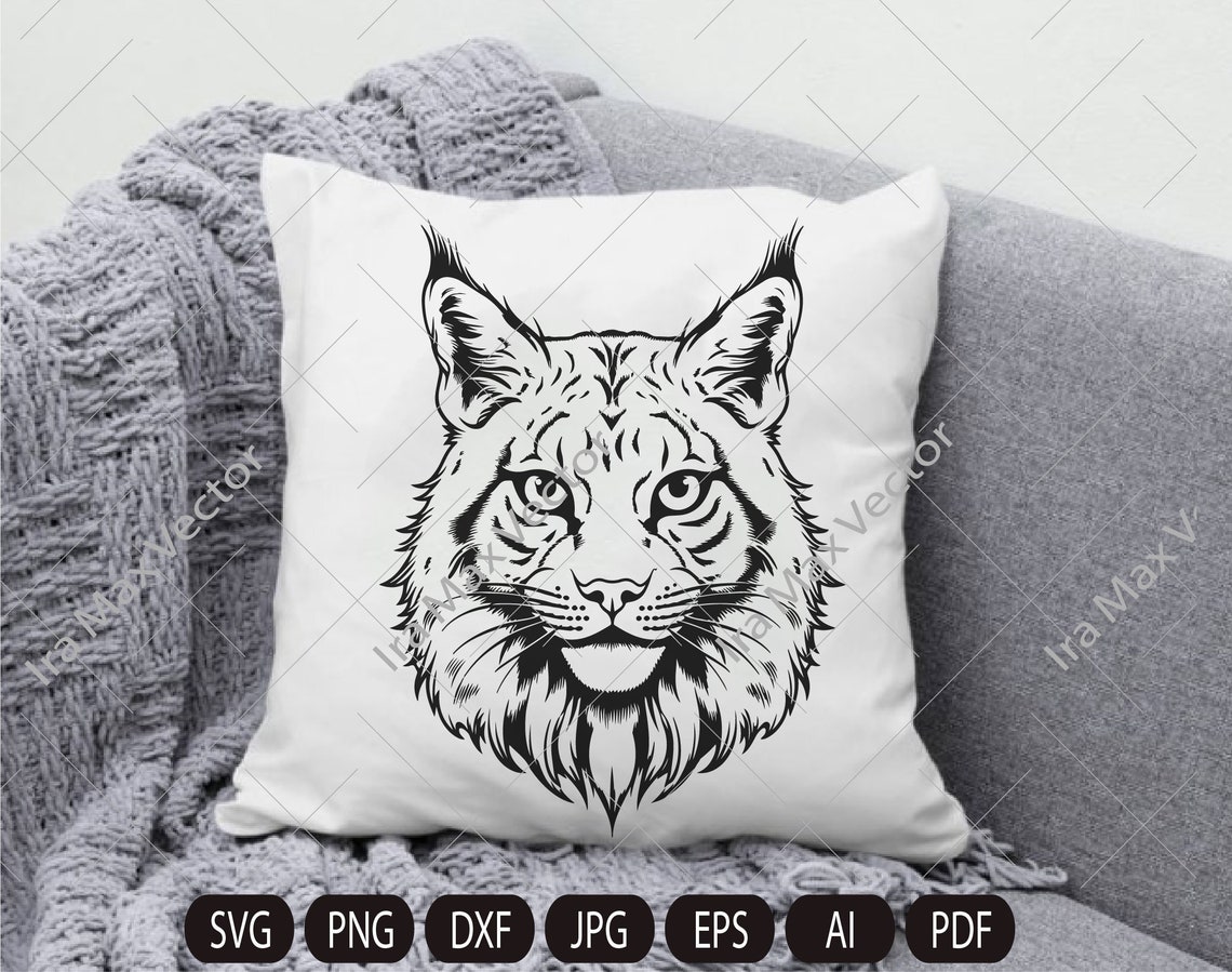 Lynx Svg Lynx Clipart Lynx Png Lynx Head Lynx Cut Files - Etsy