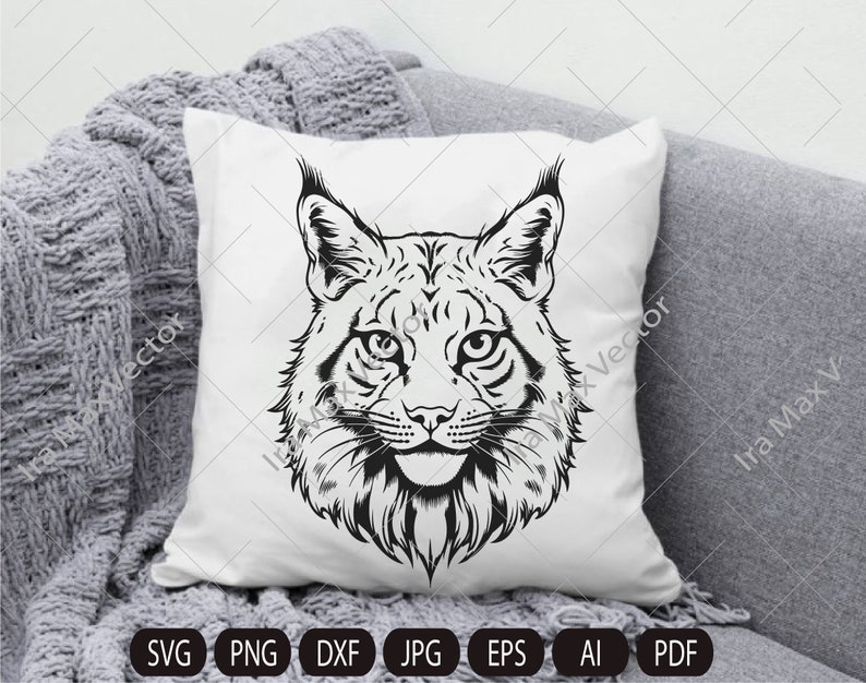 Lynx Svg, Lynx Clipart, Lynx Png, Lynx Head, Lynx Cut Files , Lynx ...