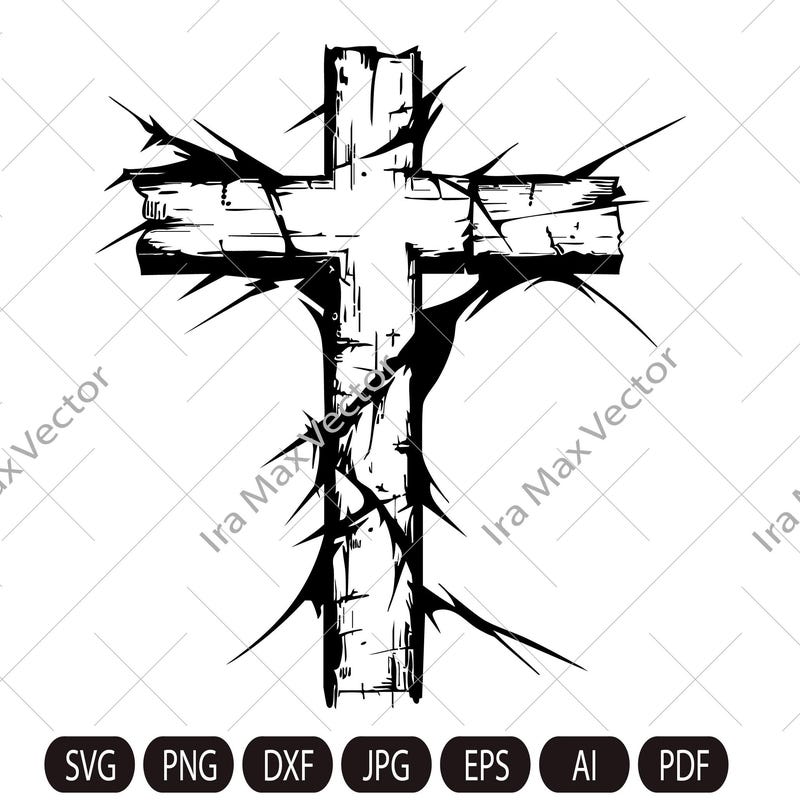 Cross Cut Out - Etsy