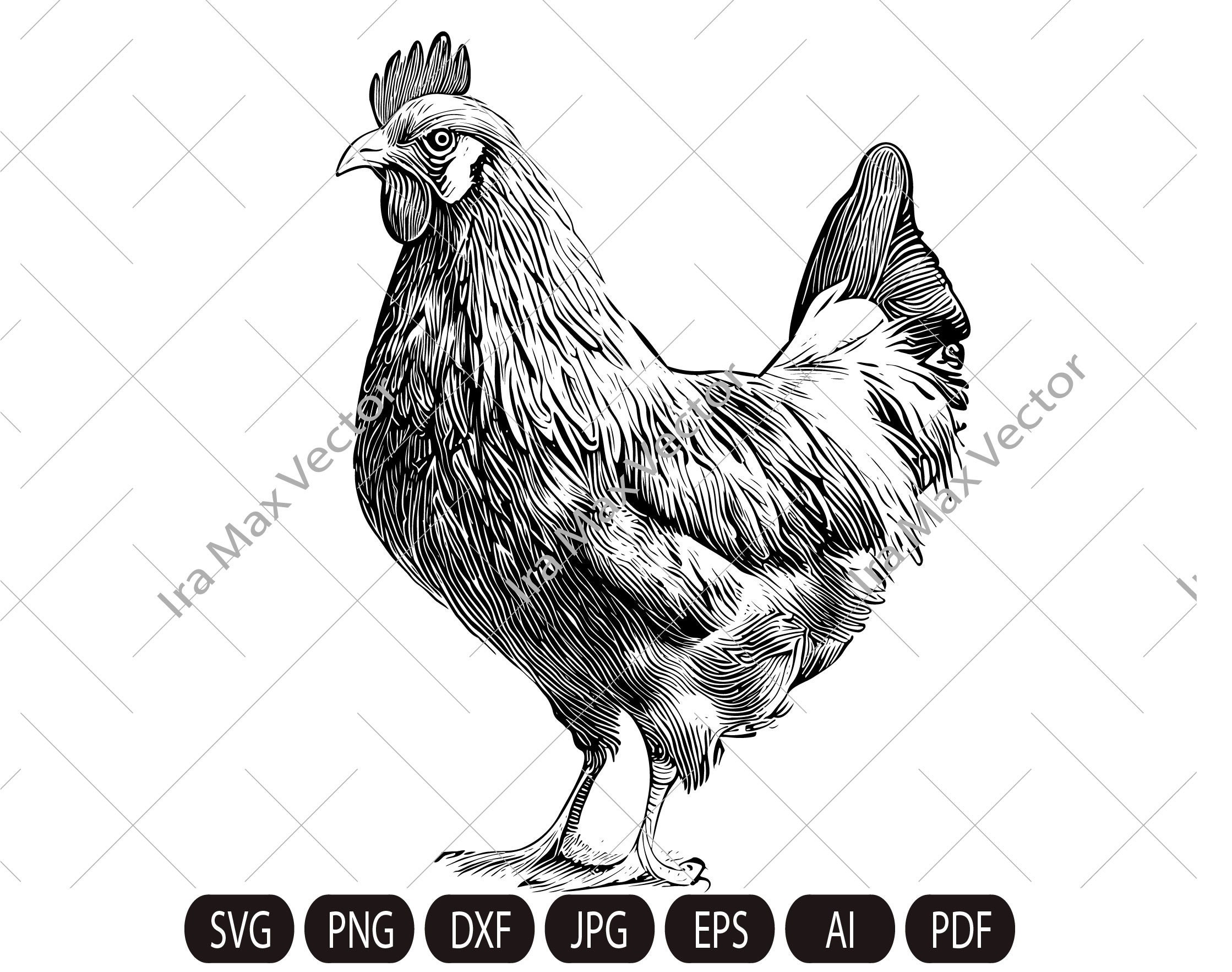 Granja SVG Granja Gallina SVG Vector de gallina Pollo - Etsy España