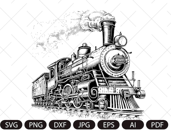 Vintage Train Vector