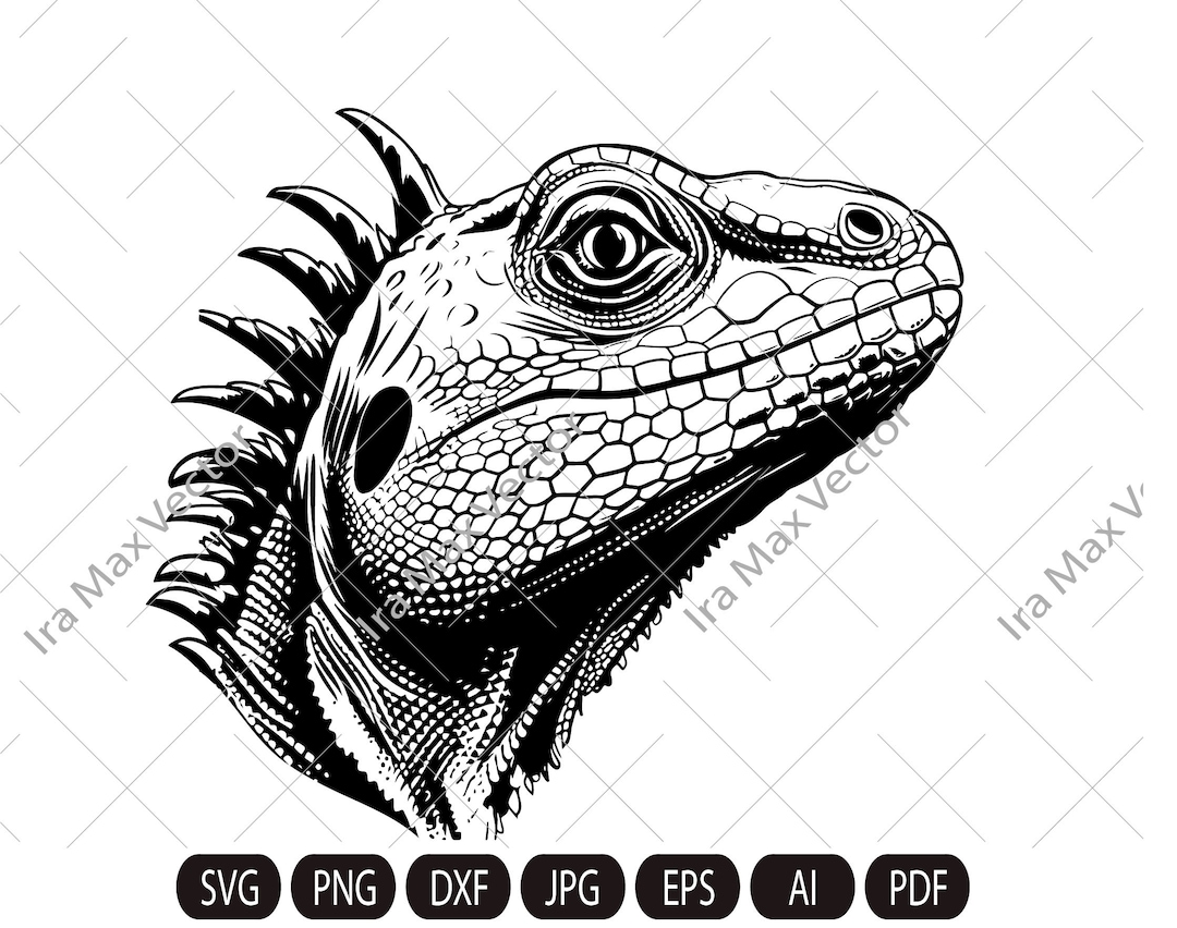 Cute Lizard Svg,lizard Face Svg,lizard Head, Iguana Face Svg Png, Cute ...