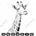 Giraffe SVG / Giraffe Mandala SVG / Printing Design, Clipart, Decal ...