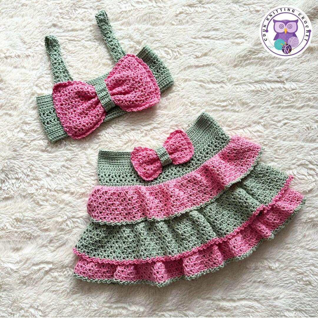 Girls Summer Skirt Set Crochet Pattern, Size 2 to 6 Yrs - Etsy
