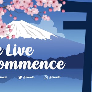 Japan - Animated Stream Package Twitch | Overlays, Screens, Panels ...