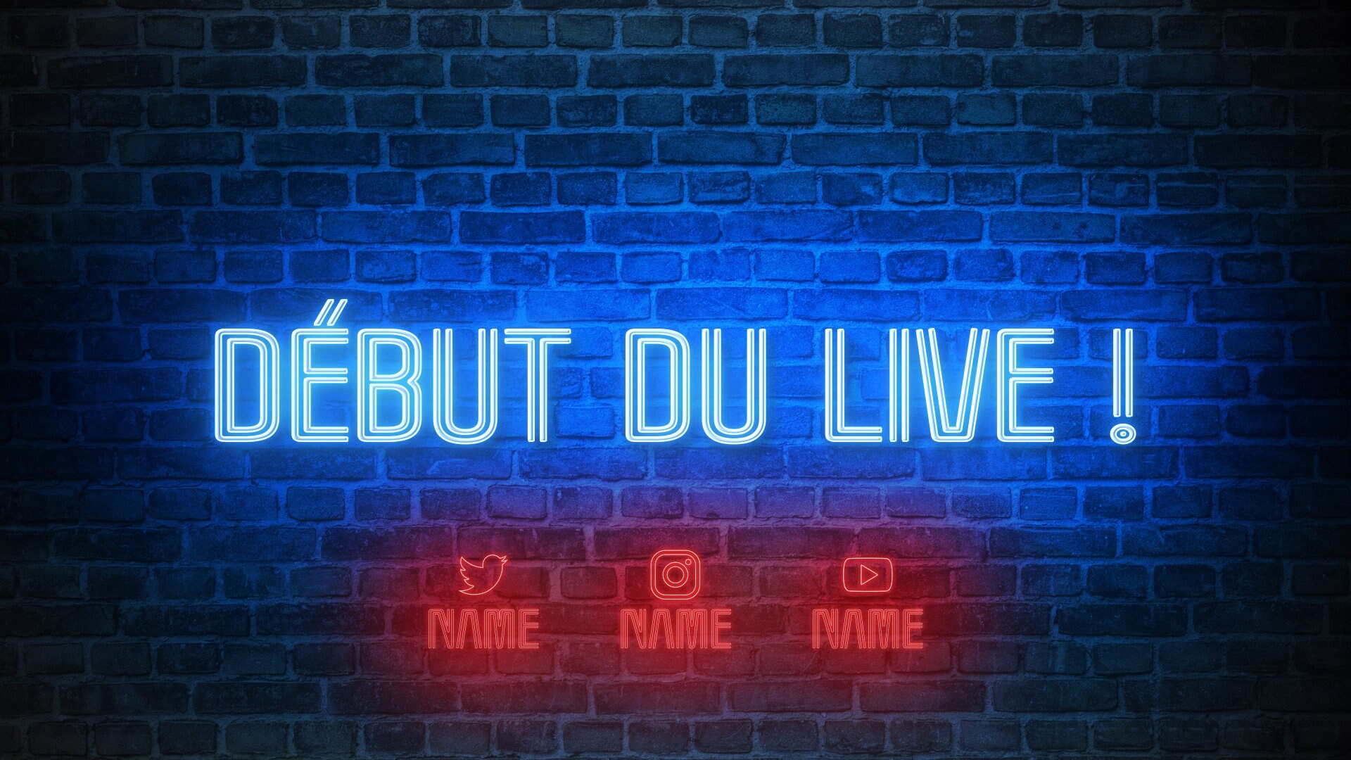 Neon Street - Animated Stream Pack Twitch | Overlays, Screens, Panels ...