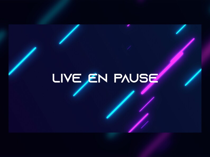 Neon Infinity - Animated Stream Pack Twitch | Overlays, Screens, Panels ...