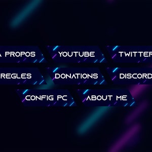Neon Infinity - Animated Stream Pack Twitch | Overlays, Screens, Panels ...