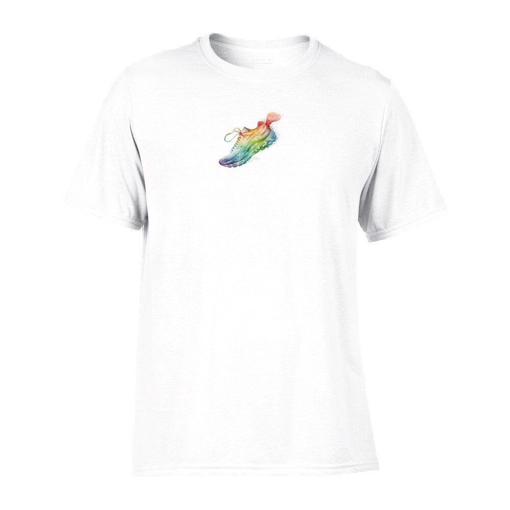 Run/walk Front & Back Design - Performance Unisex Crewneck T-shirt ...