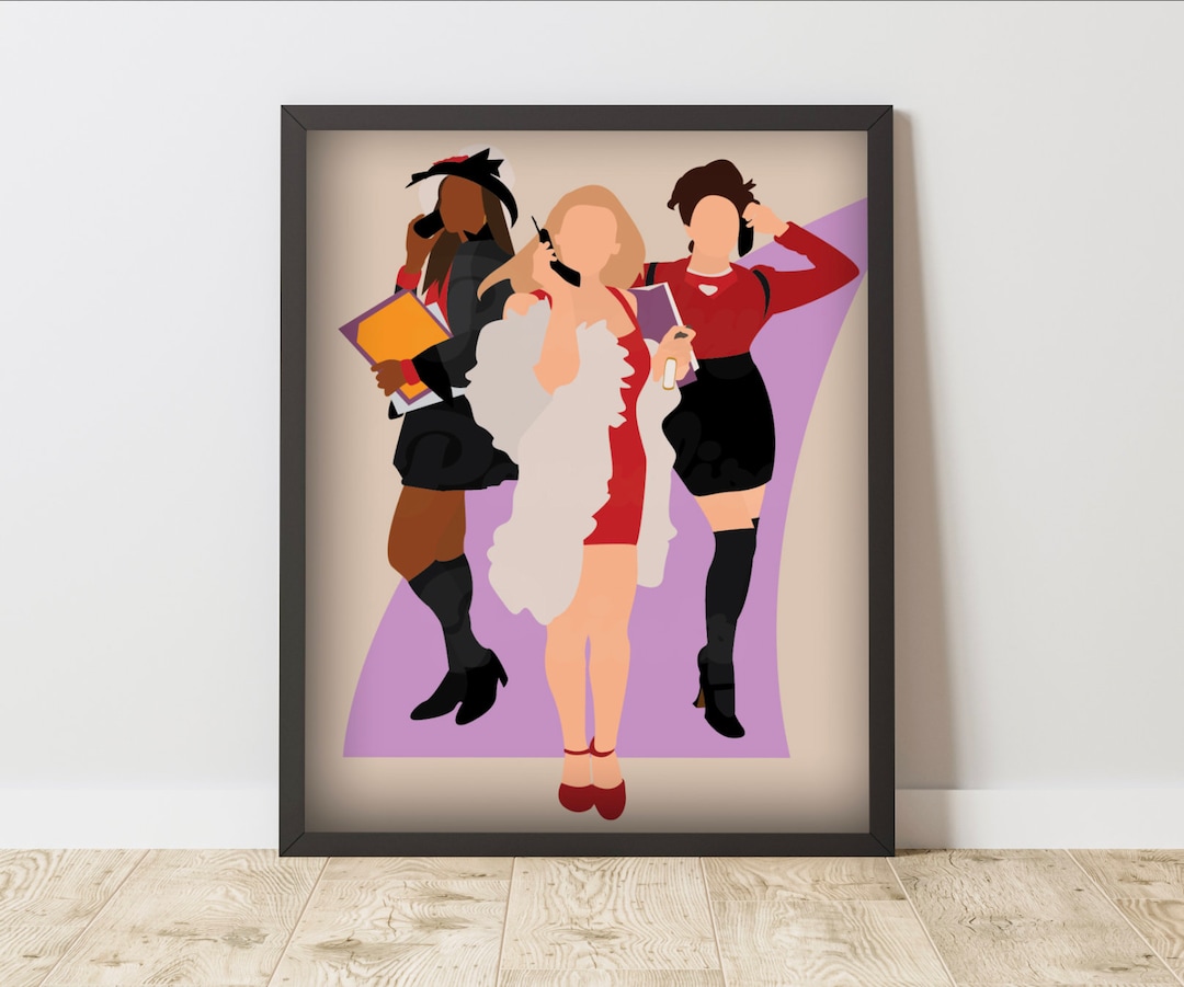 Clueless Movie Poster Digital Drawing Outline PDF JPG Print for Home ...
