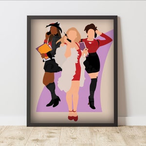 Clueless Movie Poster Digital Drawing Outline PDF JPG Print for Home ...