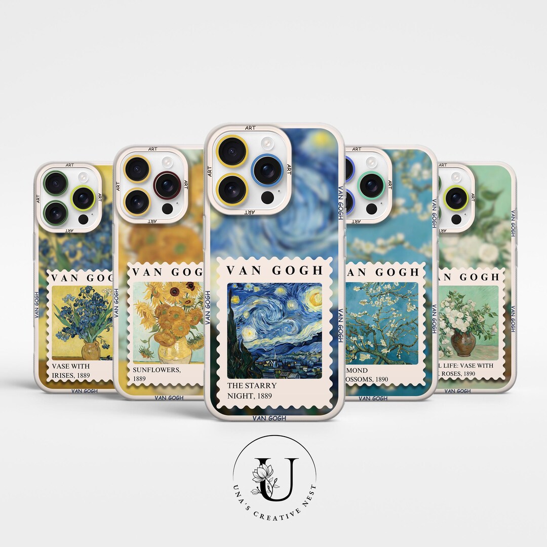 Van Gogh Phone Case: Personalized Art Cover for Iphone, Samsung - Etsy