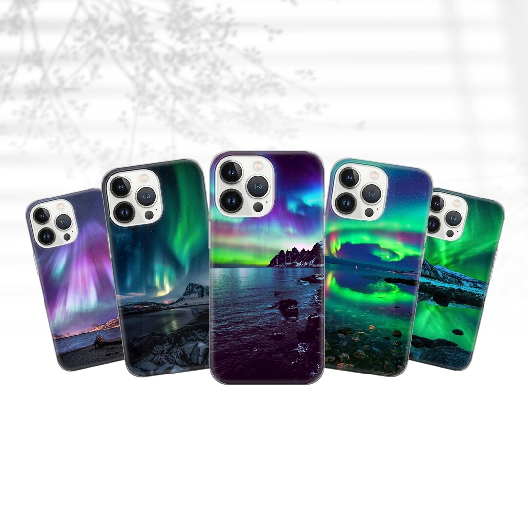 Northern Lights Phone Case, Aurora Phone Cover for iPhone 13,12,11,x,xr ...