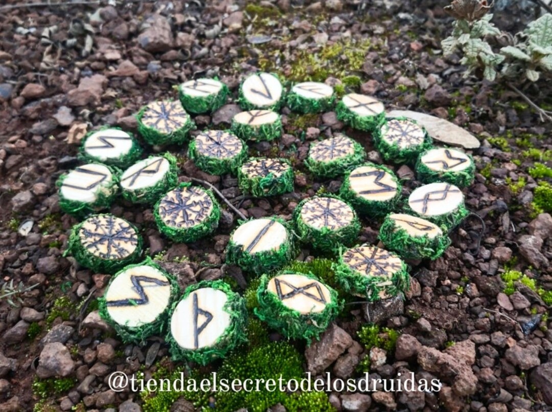 Viking Moss Runes - Etsy