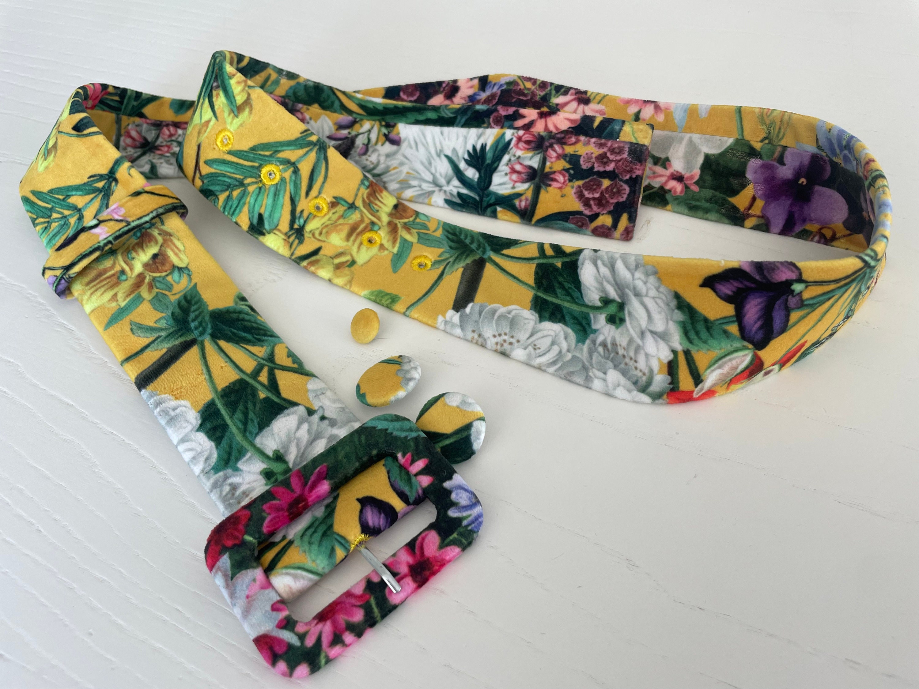 DIY Hand Covered Self-fabric Buckles & SEND to Us Personalised - Etsy