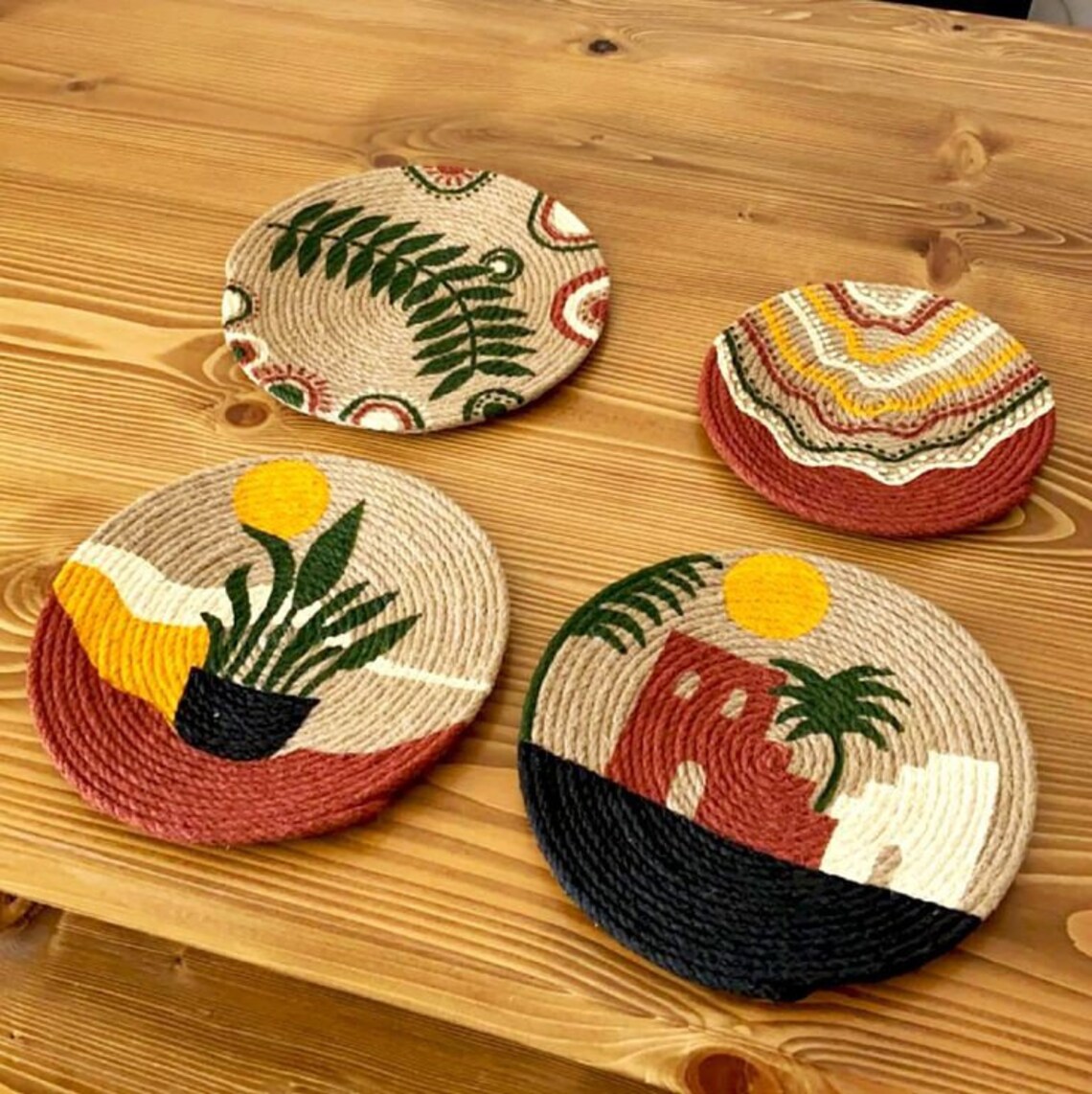Handmade Coasters for Your Home and Living - Etsy