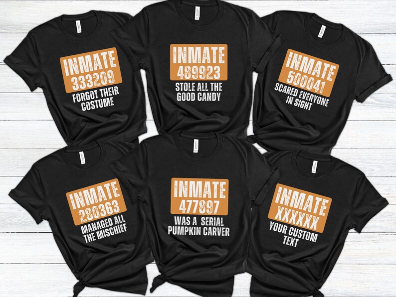 Matching Halloween Party Shirts, Funny Halloween Group Shirts, Cousin ...
