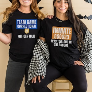 Matching Halloween Sports Team Shirts, Funny Softball Team Halloween ...