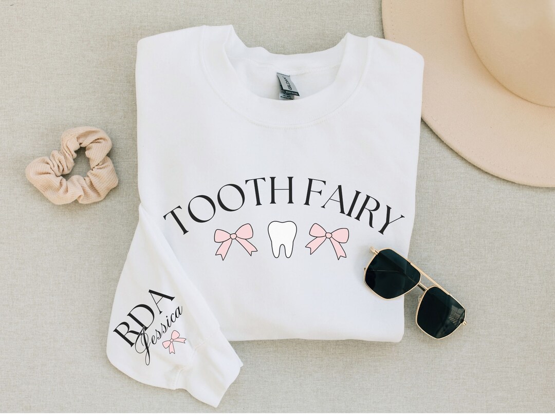 Coquette Dental Assistant Sweatshirt Personalized Dental Assistant ...