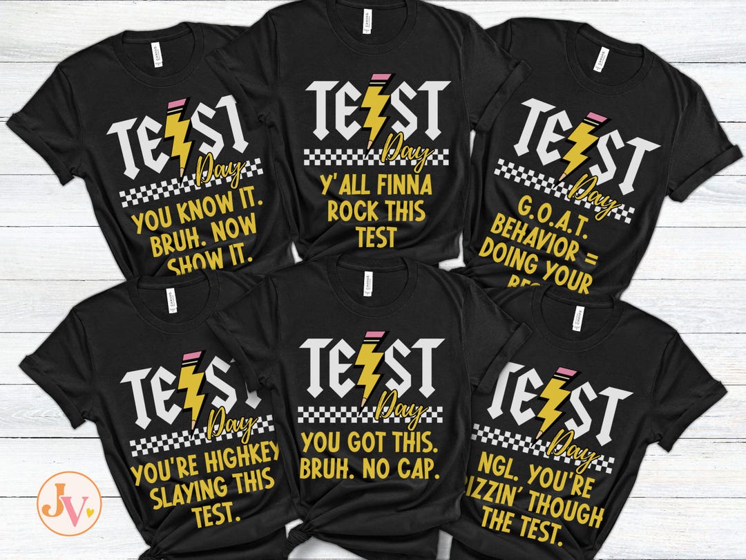 Matching State Testing Shirts Teacher Test Day Shirt, Gen Z Testing Day ...