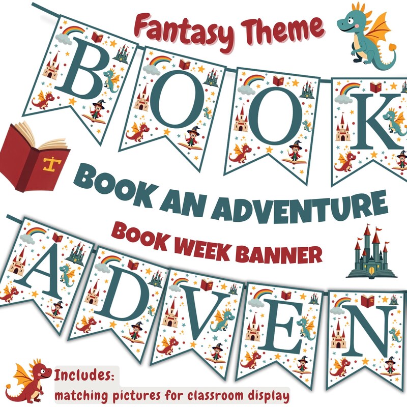 Book Banner - Etsy