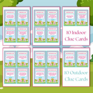 Easter Egg Hunt Activity With Clue Cards | Fun Indoor & Outdoor Easter ...