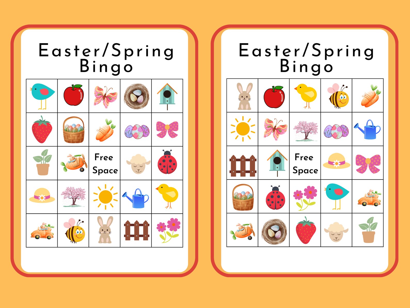 Easter Bingo Game for Kids, Classroom Activity, Home School Activity ...
