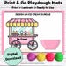 Ice Cream Playdough Mats Printable PDF | Summer Activity for Kids ...
