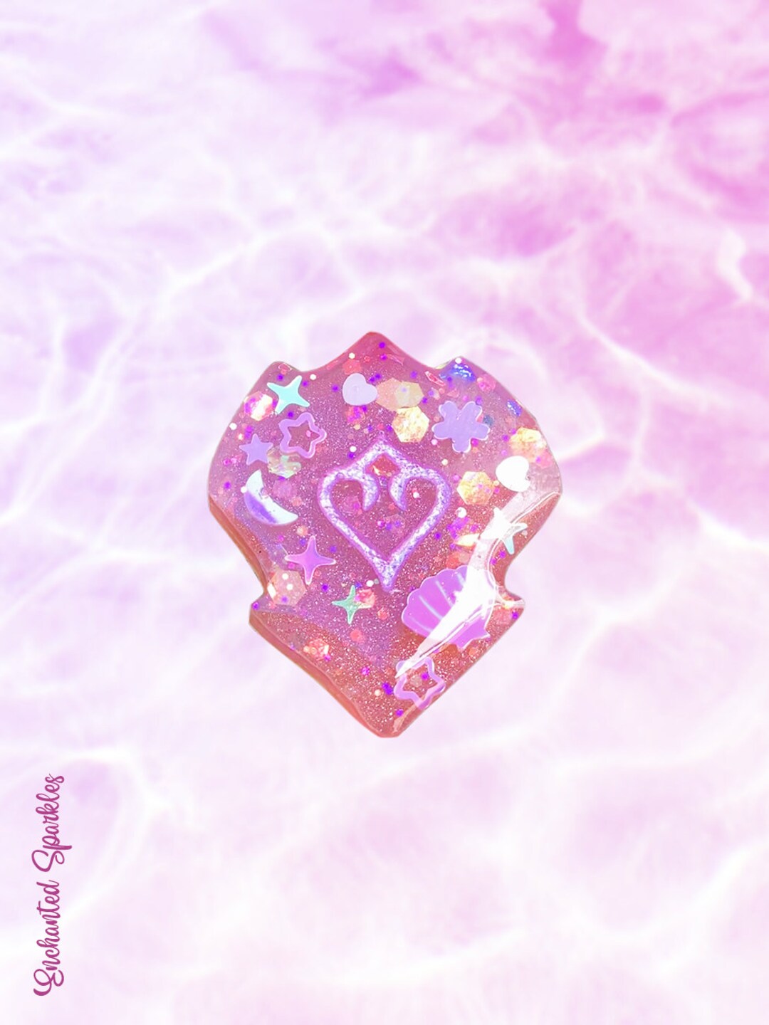 Final Fantasy XIV Mermaid Pink Jobstone Keychain FF14 - Etsy