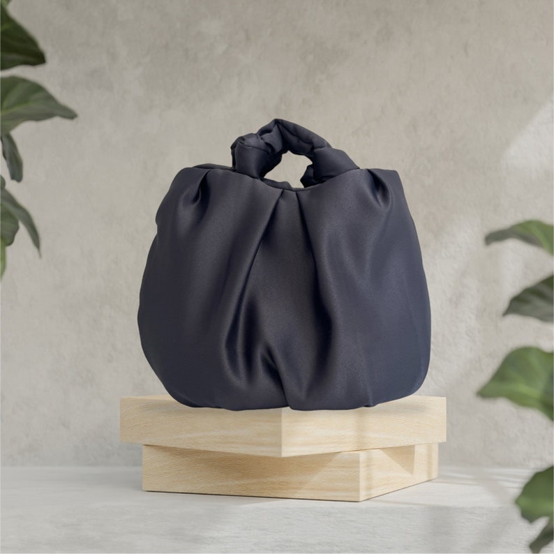 Satin Knot Handbag, Satin Evening Clutch Bag, Furoshiki Knot Bag, Satin ... Satin Knot Handbag, Satin Evening Clutch Bag, Furoshiki Knot Bag, Satin ...