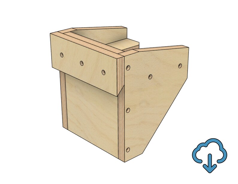 French Cleat Reciprocating Saw Holder: DIY Woodworking Plans (PDF) - Etsy