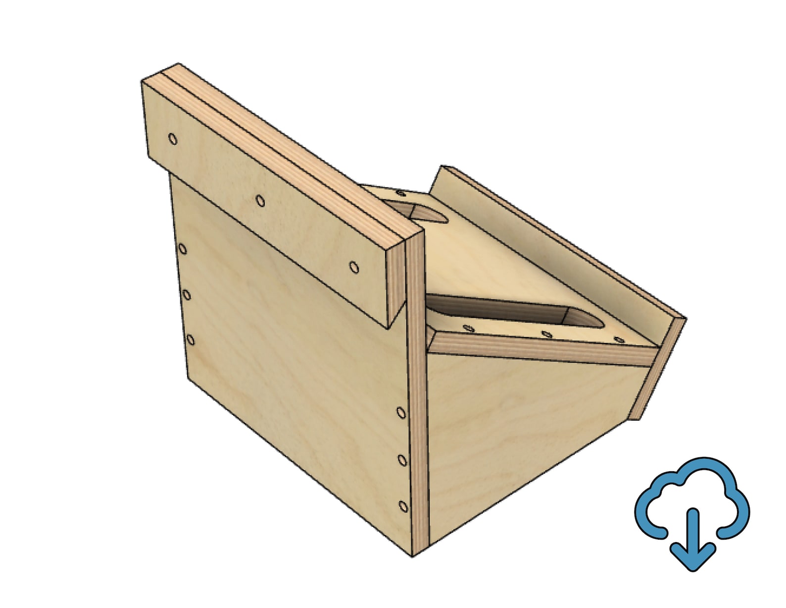French Cleat Circular Saw Holder: DIY Woodworking Plans (PDF) - Etsy